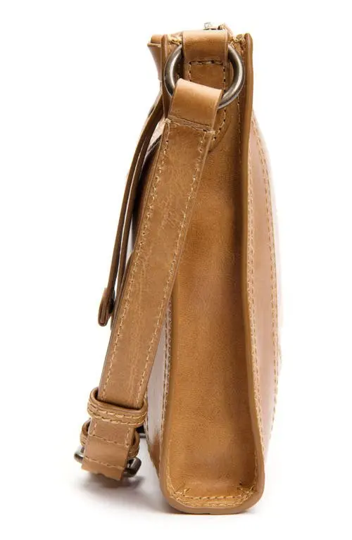 THE FRYE COMPANY Melissa Leather Crossbody Bag - Beige