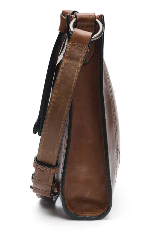 Frye Melissa Leather Crossbody Bag - Cognac