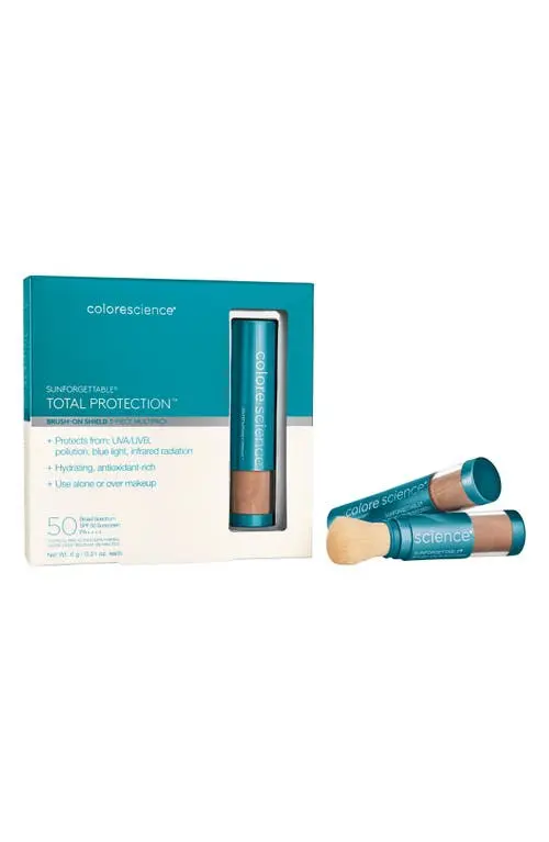 COLORESCIENCE Sunforegettable® Total Protection Brush-on Sunscreen Spf 50 - Deep