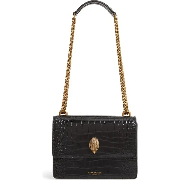 Kurt Geiger Shoreditch Croc-effect Crossbody Bag