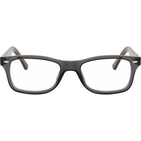 Ray-ban 53mm Square Optical Glasses - Black Grey