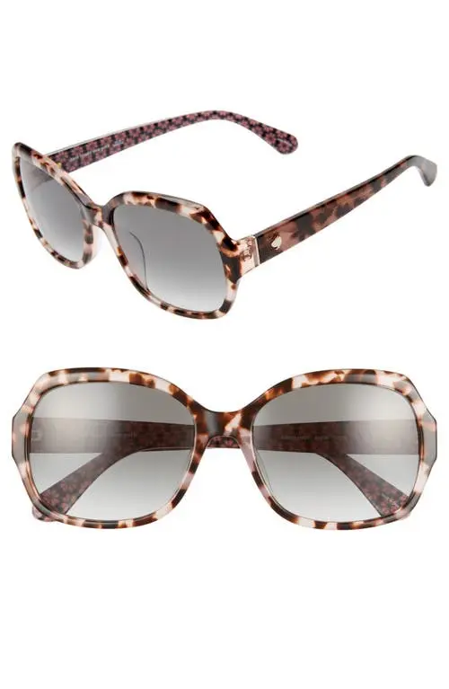 Kate Spade New York Amberlynn Sunglasses - Brown/gold