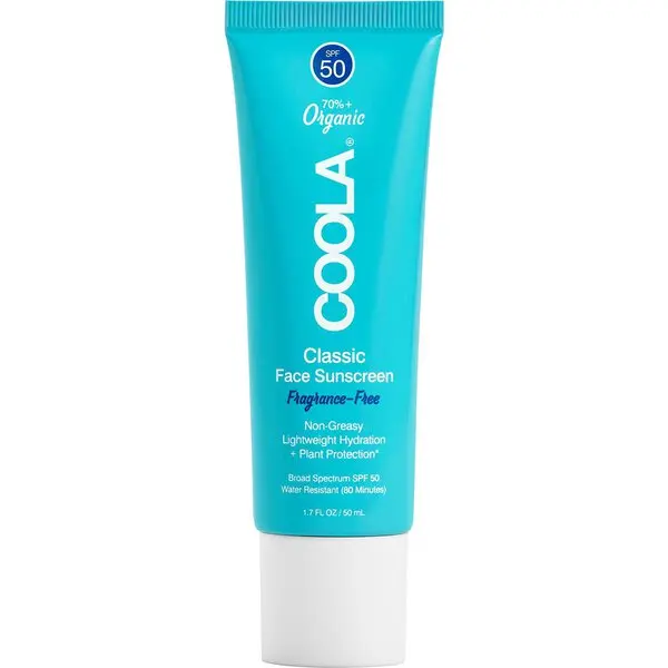 COOLA® Suncare Fragrance Free Classic Face Organic Sunscreen Lotion Spf 50 - No Color