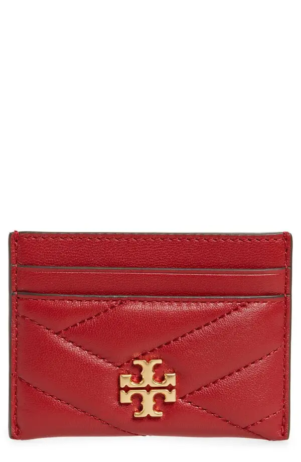 Tory Burch Kira Chevron Quilted Leather Card Case