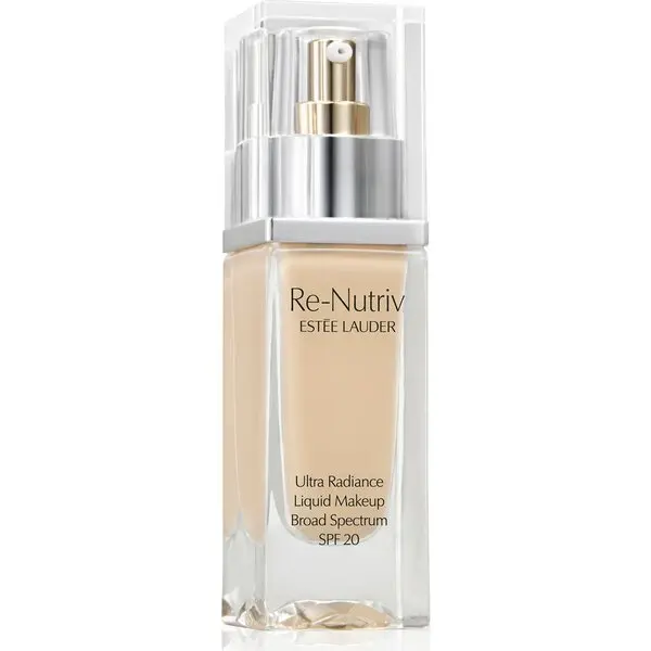 Estée Lauder Re-nutriv Ultra Radiance Liquid Makeup Foundation Spf 20 - 1w0 Warm Porcelain