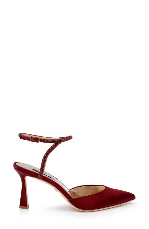 Badgley Mischka Kamilah Ankle Strap Pump - Chianti