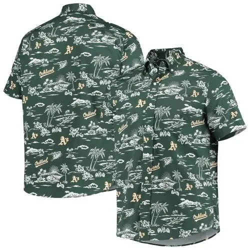 Reyn Spooner Oakland Athletics Kekai Button-down Shirt