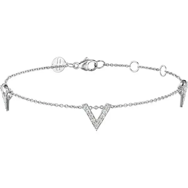Hueb Bestow V-station Diamond Bracelet - White Gold