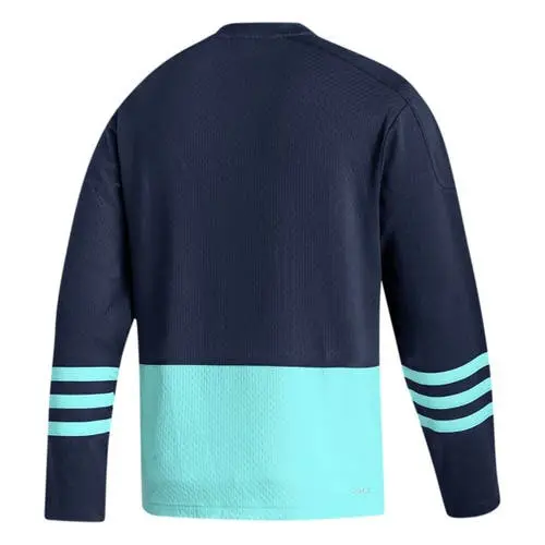 Adidas Seattle Kraken Logo Aeroready Pullover Sweater