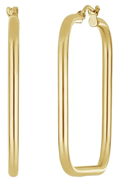 Bony Levy 14k Gold Square Hoop Earrings - 14k Yellow Gold
