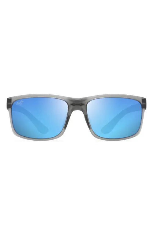 Maui Jim Pokowai Arch 58mm Polarized Rectangle Sunglasses - Grey