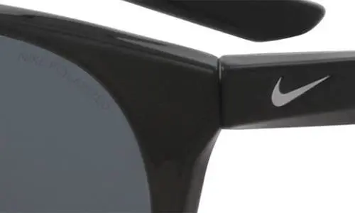 Nike Essential Horizon Sunglasses - Black/silver/polarized Grey