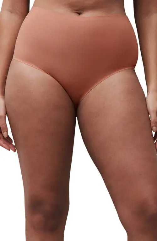 Chantelle Soft Stretch Full Briefs - Mocha Mousse