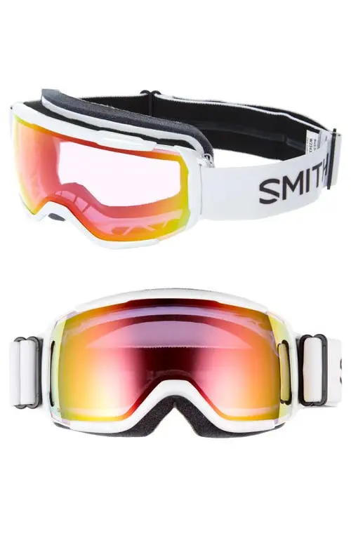 SMITH Grom Snow Goggles - White/pink