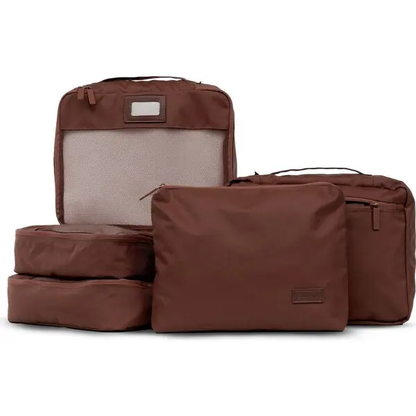 CALPAK 5-piece Packing Cube Set - Walnut