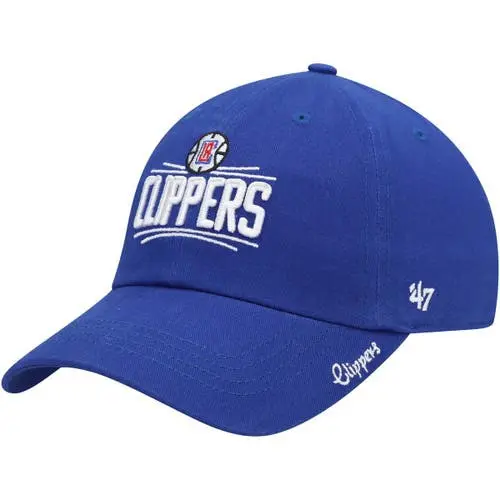 '47 La Clippers Miata Clean Up Logo Baseball Cap - Royal