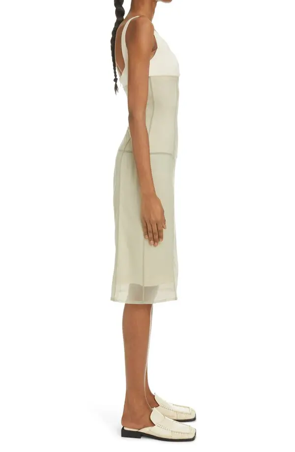 Acne Studios Dassa Fluid Crepe Midi Tank Dress In Sage Green - 70% Off |  Editorialist