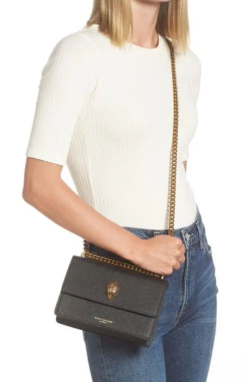 Kurt Geiger Mini Shoreditch Leather Crossbody Bag
