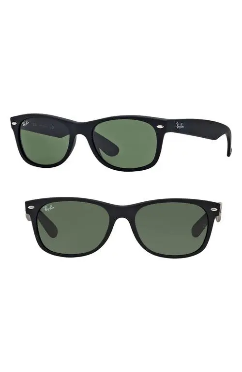 Ray-ban Wayfarer 58mm Rectangular Sunglasses - Matte Black