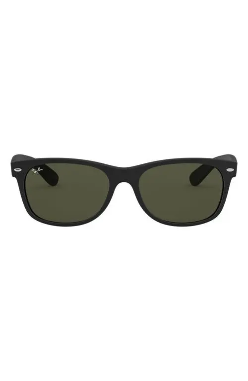 Ray-ban Wayfarer Rectangular Sunglasses - Rubber Black