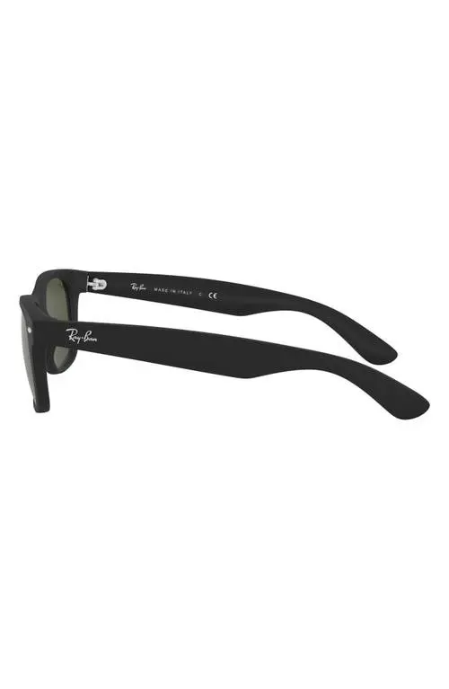Ray-ban Wayfarer Rectangular Sunglasses - Rubber Black
