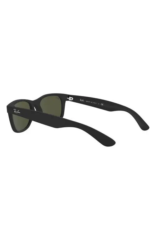 Ray-ban Wayfarer Rectangular Sunglasses - Rubber Black
