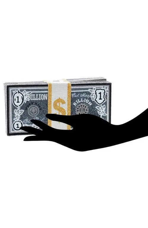 Judith Leiber Stack Of Cash Billion Crystal Embellished Clutch