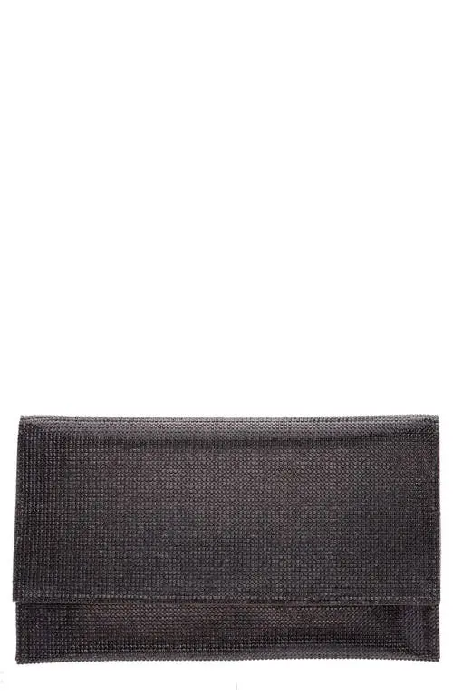 Nina Crystal Clutch - Chocolate