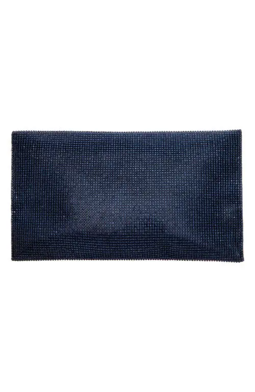 Nina Crystal Clutch - Navy