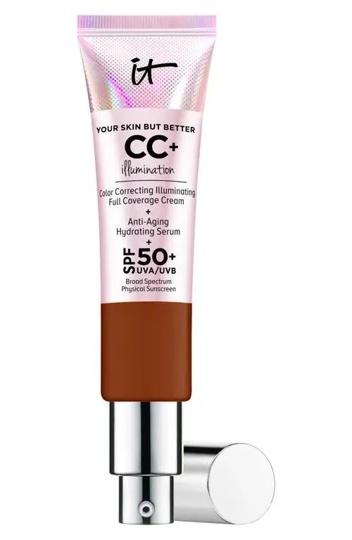 IT COSMETICS Cc+ Cream Illumination Spf 50+ Full Coverage Cream Corrector & Serum - Deep