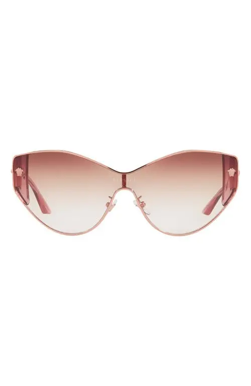 Versace Cat Eye Sunglasses - Pale Rose Gold