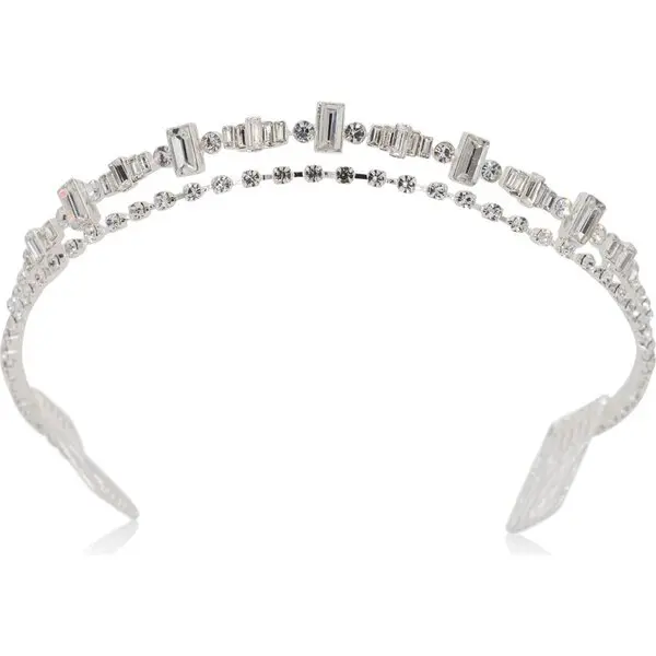 Brides & Hairpins Amora Crystal Crown Comb - Silver