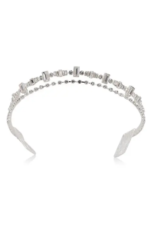 Brides & Hairpins Amora Crystal Crown Comb - Silver