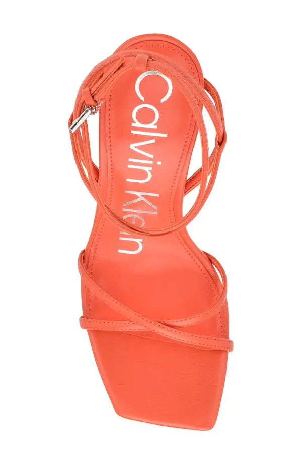 Calvin Klein Tegin Strappy Sandals - Orange 800