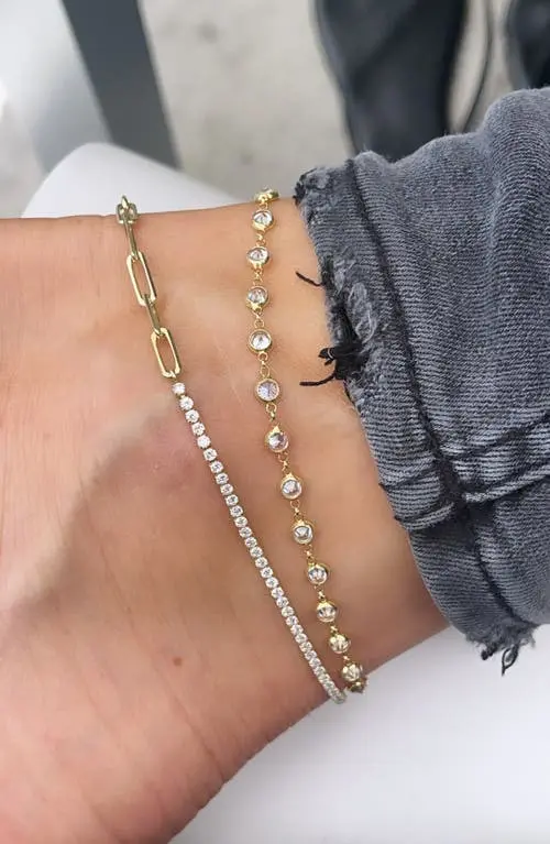 SHYMI Cubic Zirconia Bezel Anklet
