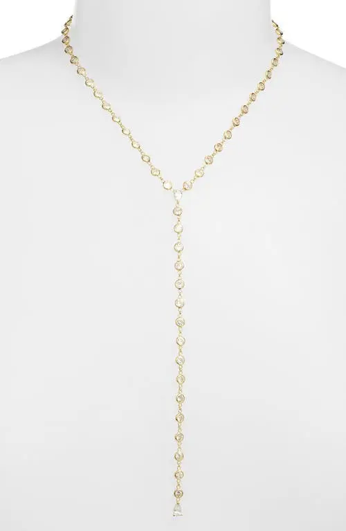 SHYMI Cubic Zirconia Bezel Y-necklace