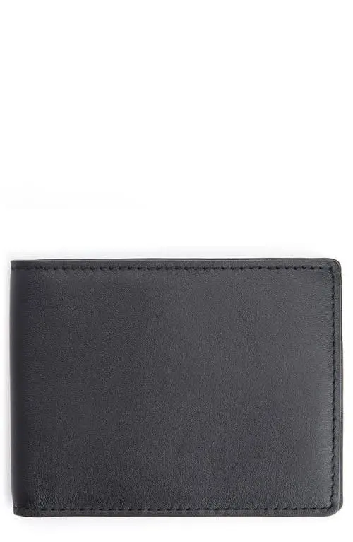 ROYCE NEW YORK Rfid Leather Bifold Wallet - Black