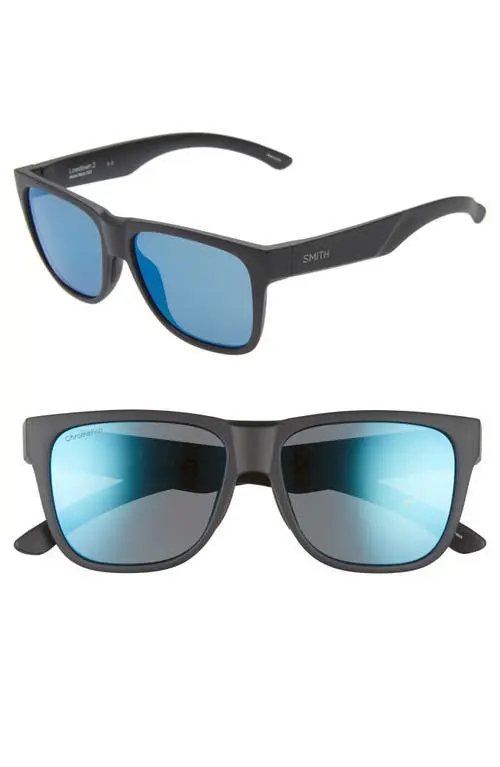 SMITH Lowdown 2 55mm Chromapop™ Polarized Sunglasses - Matte Black