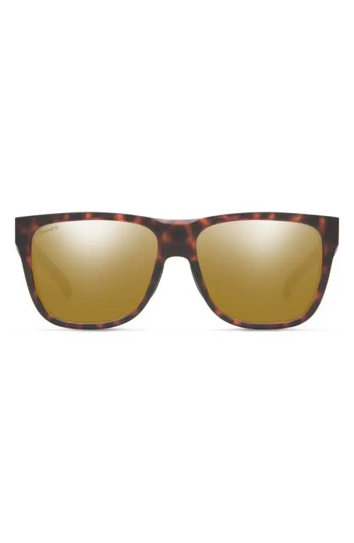 SMITH Lowdown 2 55mm Chromapop™ Polarized Sunglasses - Matte Tortoise/ Bronze