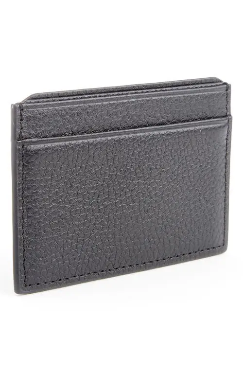 ROYCE NEW YORK Rfid Leather Card Case - Black