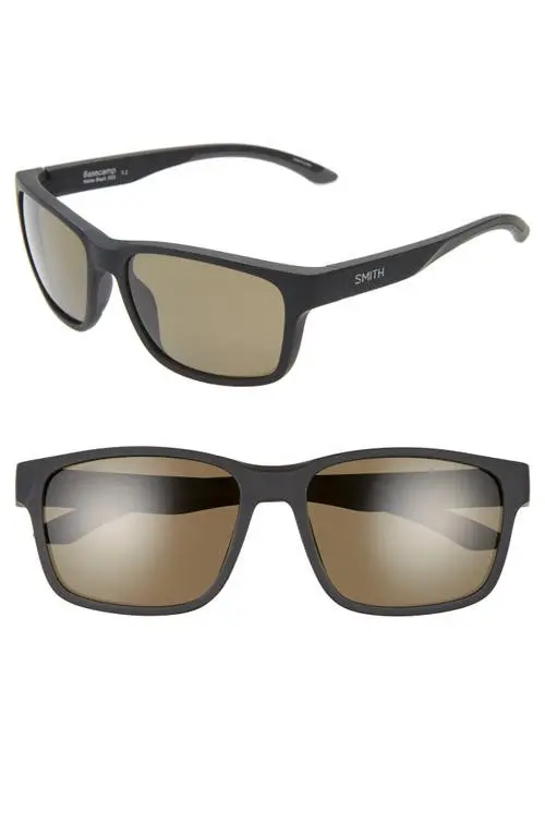 SMITH Basecamp 58mm Chromapop™ Polarized Sunglasses - Matte Black