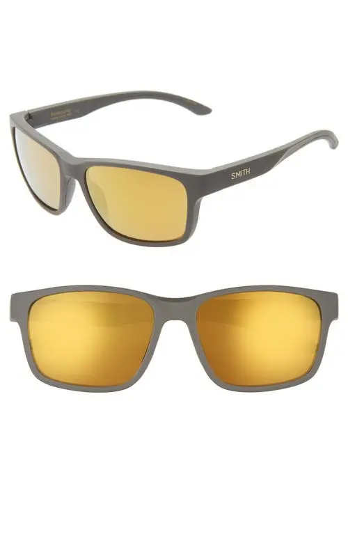 SMITH Basecamp 58mm Chromapop™ Polarized Sunglasses - Matte Gravy