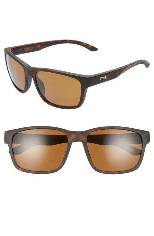 SMITH Basecamp 58mm Chromapop™ Polarized Sunglasses - Matte Tortoise