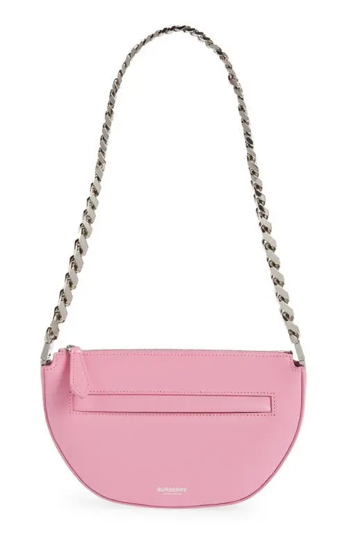 Burberry Mini Olympia Chain Leather Shoulder Bag