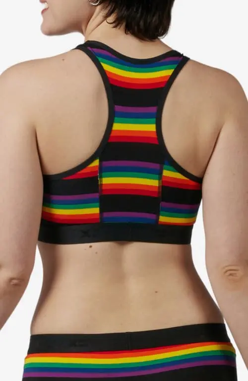 TOMBOYX Racerback Soft Bra - Stripe Unbound