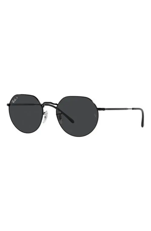 Ray-ban 51mm Polarized Round Sunglasses