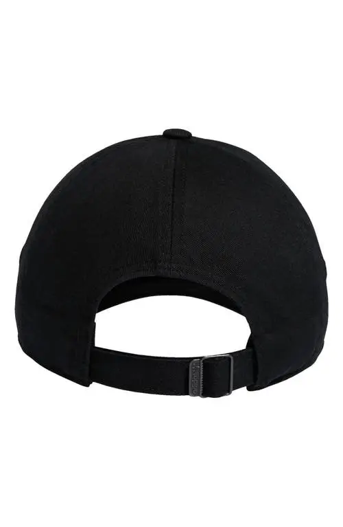 Adidas Originals By Alexander Wang Mini Trefoil Relaxed Strap Back Cap - Black/white
