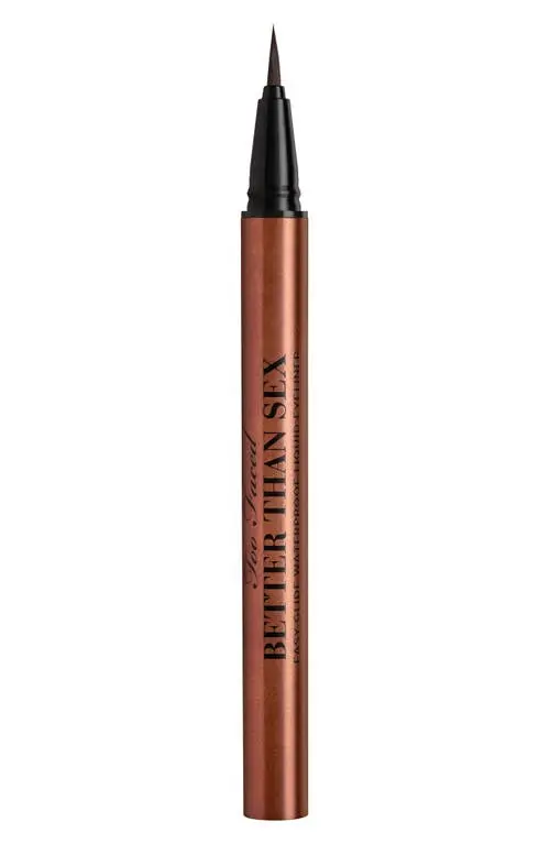 TOO FACED Better Than Sex Waterproof Liquid Eyeliner - Chocolate Brown