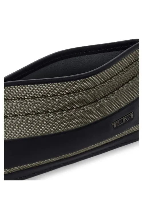 Tumi Alpha Slim Nylon Card Case - Grey Alloy