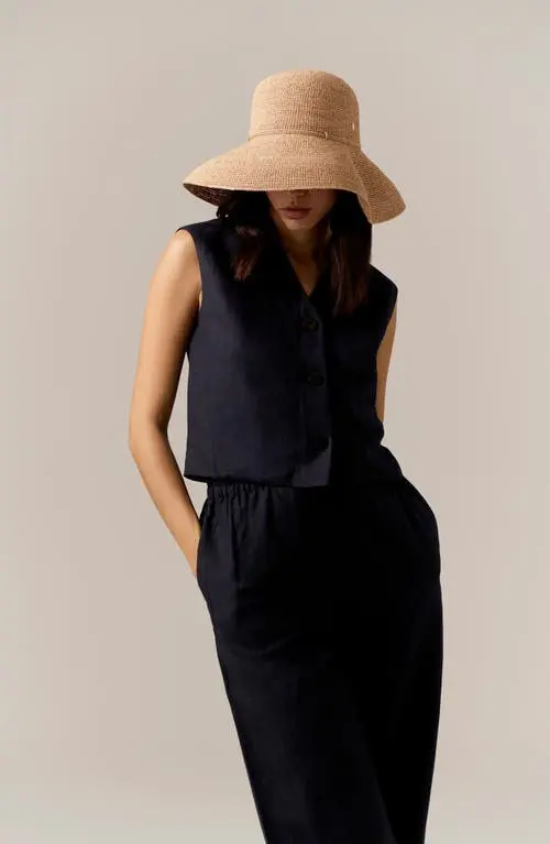 Helen Kaminski Provence 12 Raffia Hat - Nougat